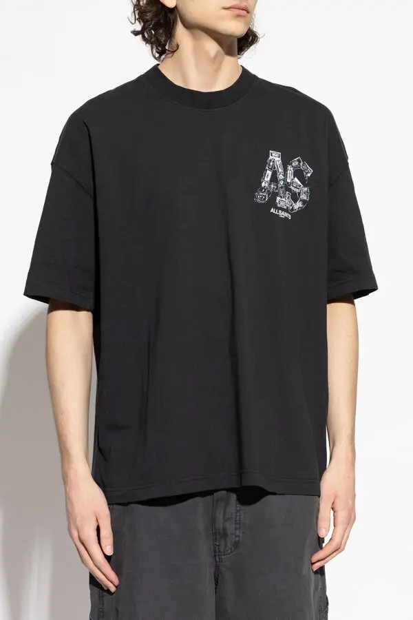 ALLSAINTS T-shirt 'mixtape - Black