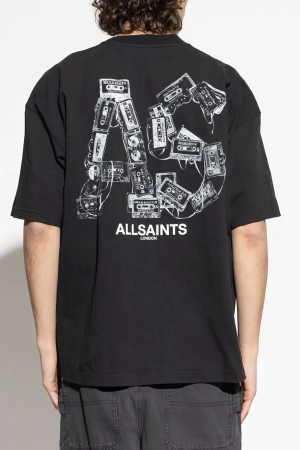 ALLSAINTS T-shirt 'mixtape - Black