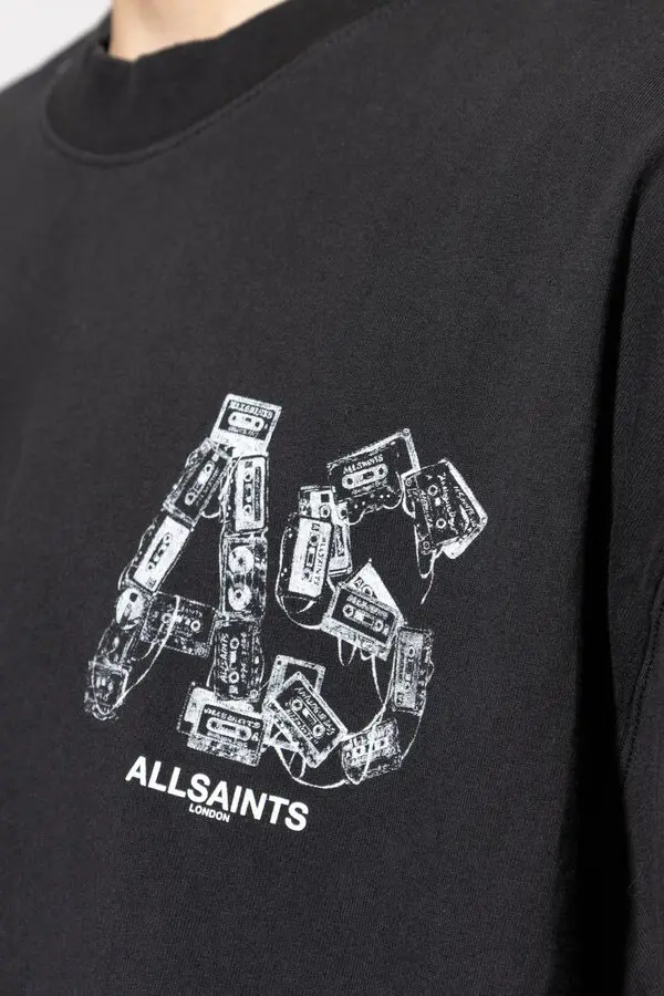 ALLSAINTS T-shirt 'mixtape - Black