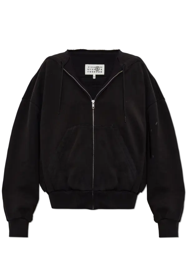 MAISON MARGIELA Sweatshirt With Vintage Effect - Black