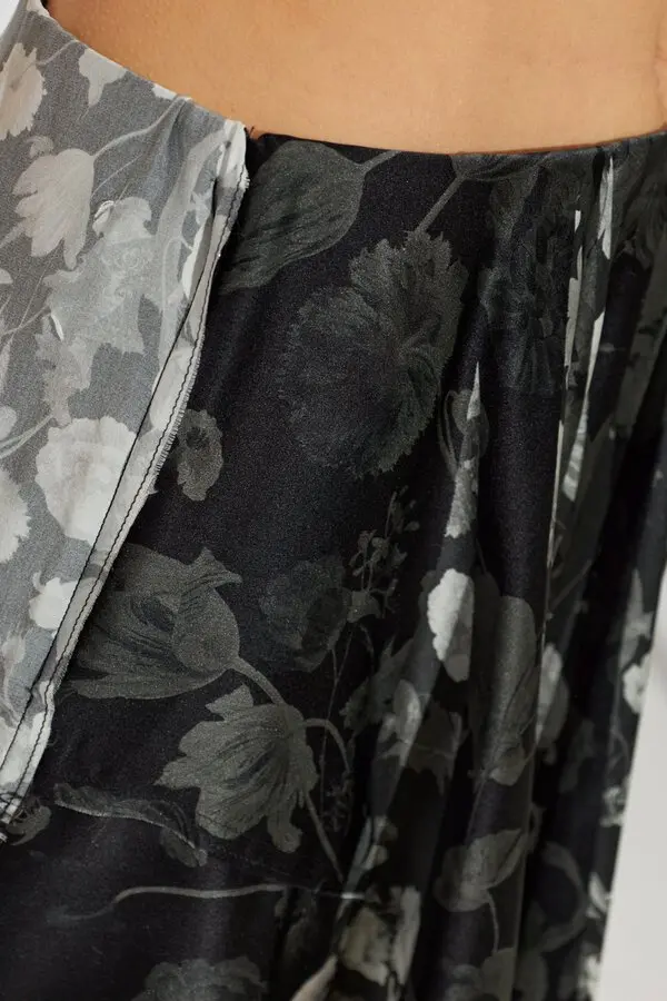 MAISON MARGIELA Silk Asymmetrical Skirt