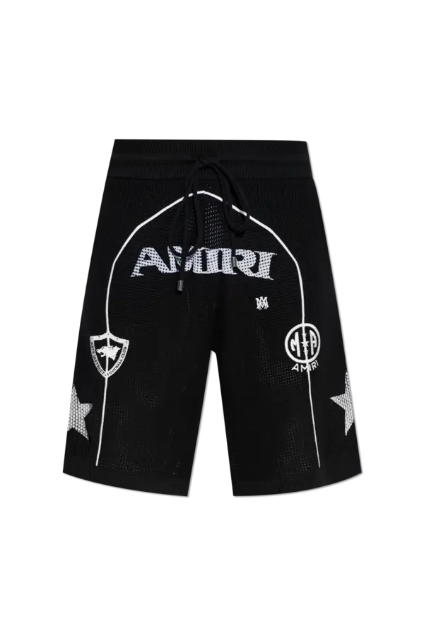 Amiri Logo Shorts - Black