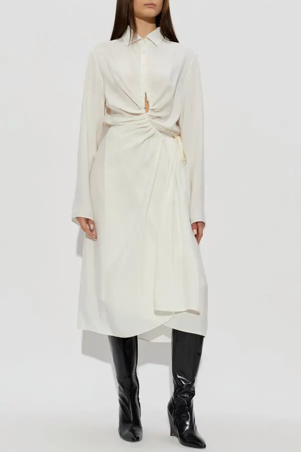 MAISON MARGIELA Shirt Dress - Cream