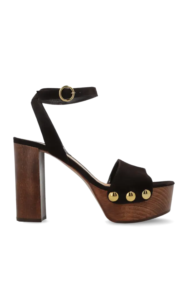 GIANVITO ROSSI Ardéa’ Platform Sandals - Brown