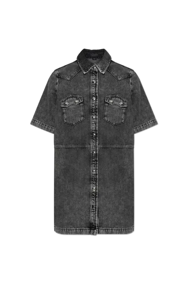 ALLSAINTS Rock' Denim Shirt Dress - Grey