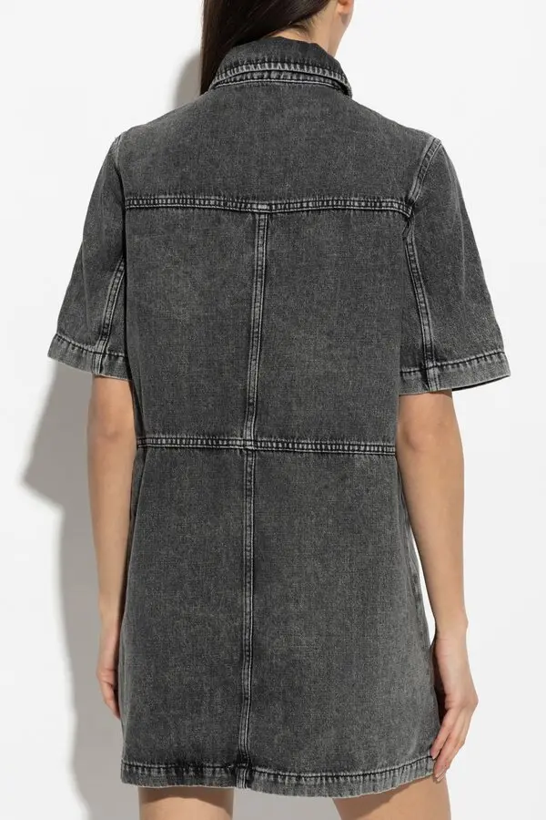 ALLSAINTS Rock' Denim Shirt Dress - Grey