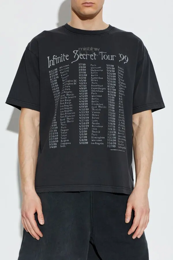 MISBHV T-shirt With Raw Edges