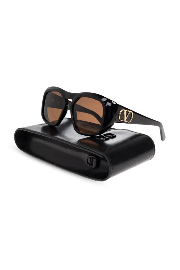 Valentino Garavani Sunglasses With Gold Logo
