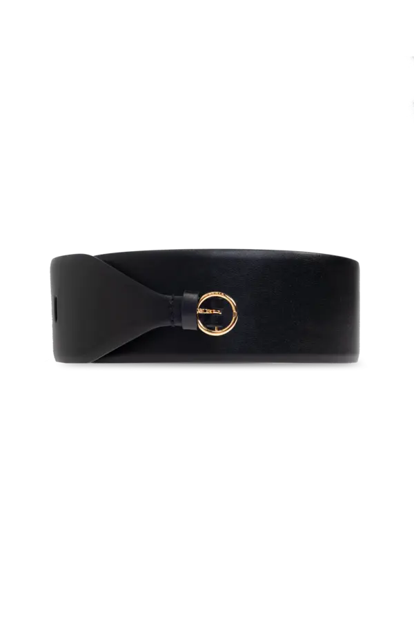 Alaïa Leather Belt - Black