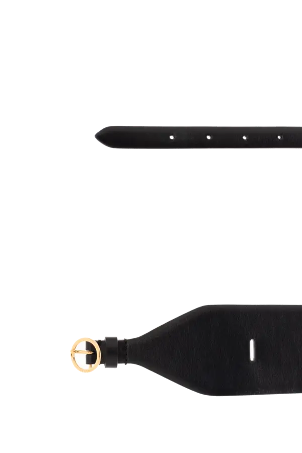 Alaïa Leather Belt - Black