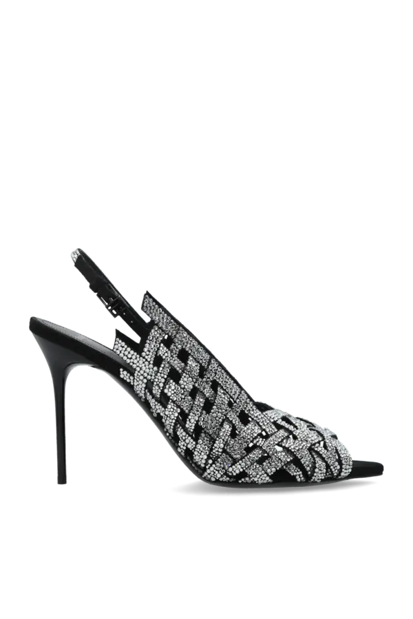 Balmain Leather Heeled Sandals