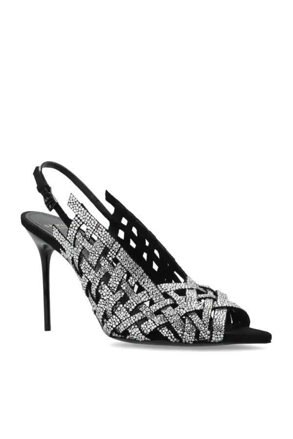 Balmain Leather Heeled Sandals