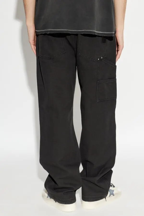 REPRESENT Straight-leg Trousers - Black