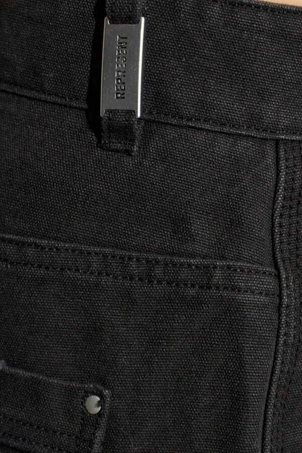 REPRESENT Straight-leg Trousers - Black