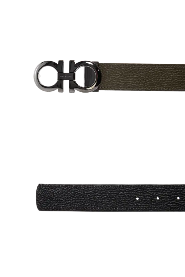 FERRAGAMO Reversible Belt - Black