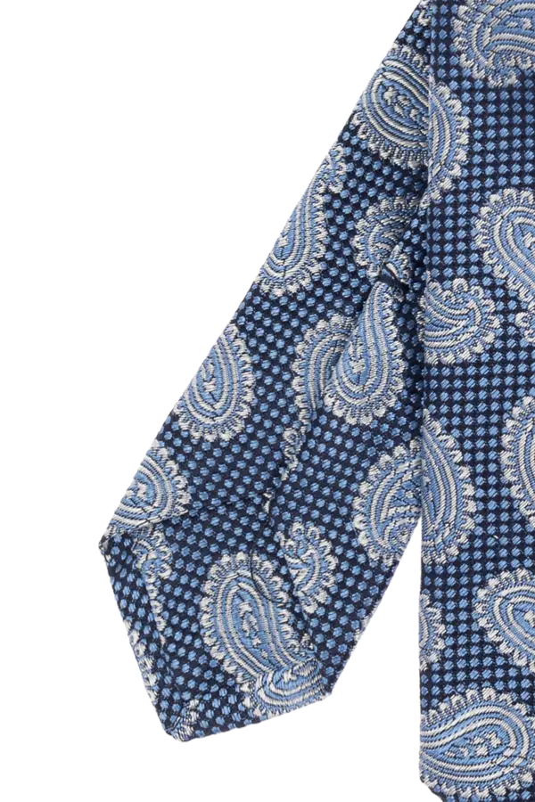 Etro Patterned Neck Tie - Blue