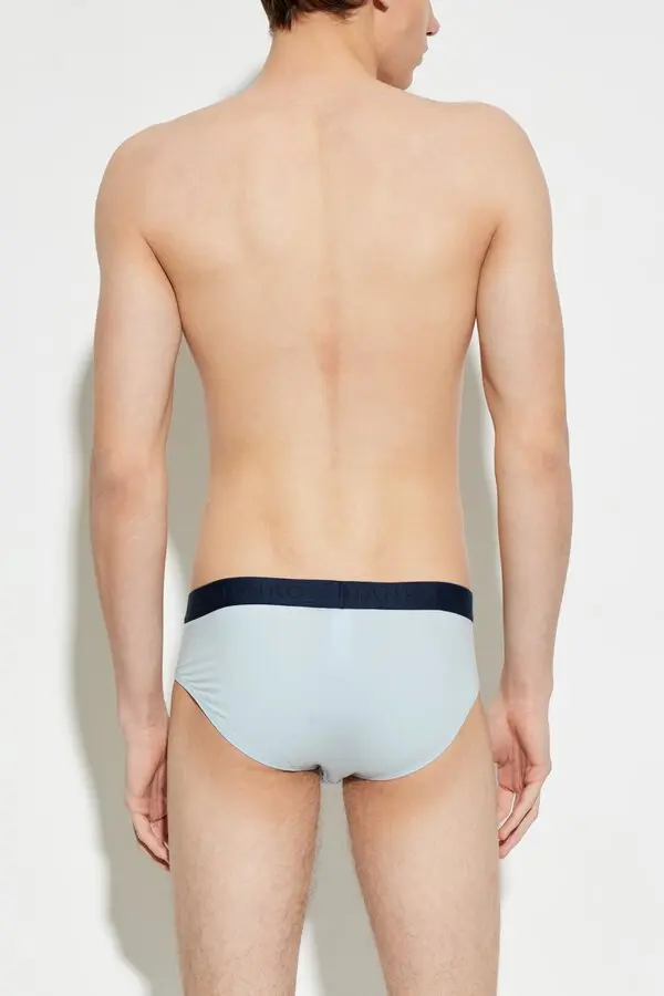 Hanro Two-pack Of Briefs From The ‘cotton Essentials’ Collection - Multicolour