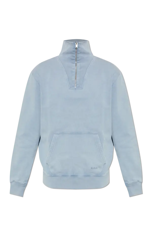 A.p.c. Sweatshirt With Pocket - Blue