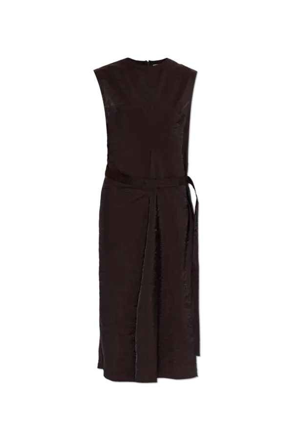 Studio Nicholson Verve Textured Dress - Brown