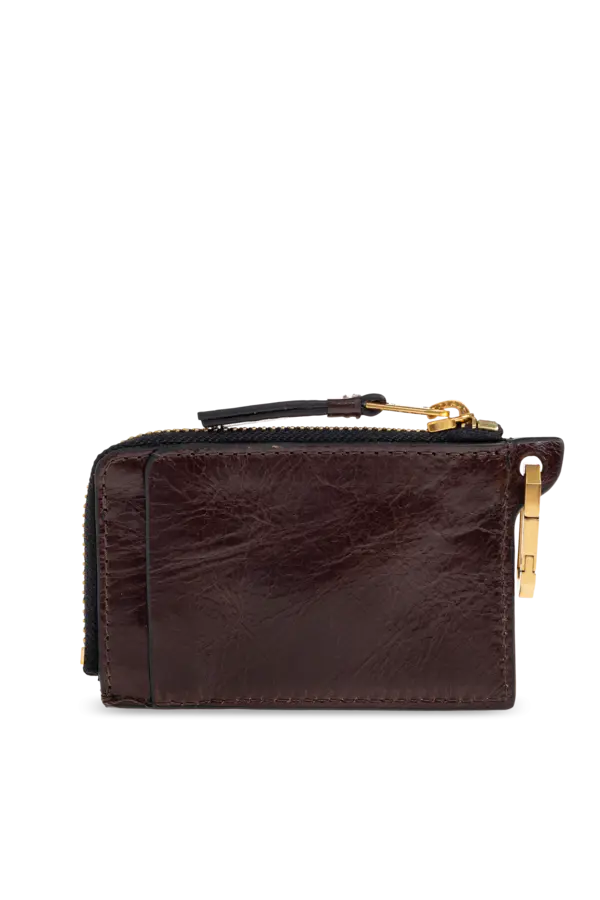 ALLSAINTS Leather Card Holder ‘remy - Brown