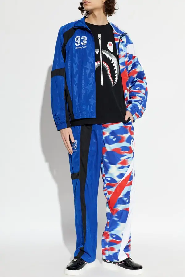 A BATHING APE Logo Trousers - Multicolour