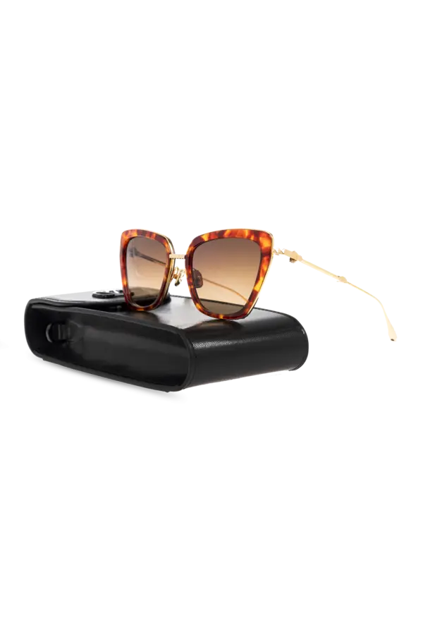 Valentino Garavani Square Frame Sunglasses - Brown