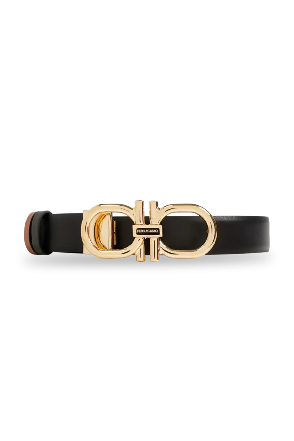 FERRAGAMO Double-sided Belt - Black