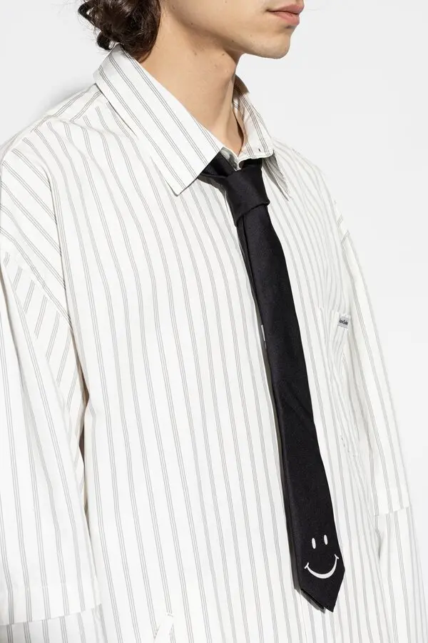 Moschino X Smile Standard Neck Tie - Black