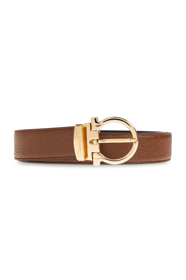 FERRAGAMO Double-sided Belt - Black