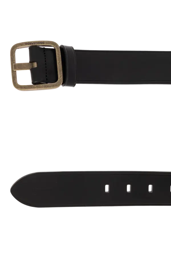 Dsquared2 Leather Belt - Black