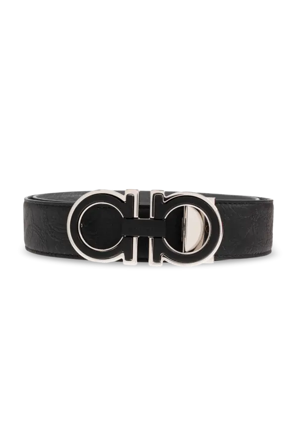 FERRAGAMO Double-sided Belt - Black