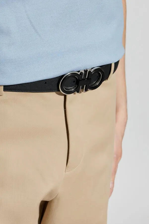 FERRAGAMO Double-sided Belt - Black