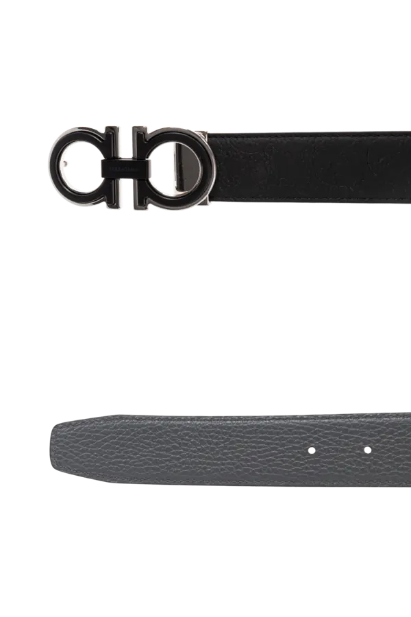 FERRAGAMO Double-sided Belt - Black