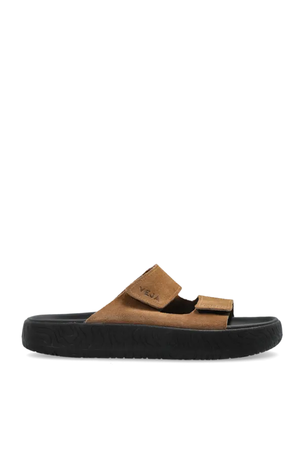 VEJA Suede Slides - Brown