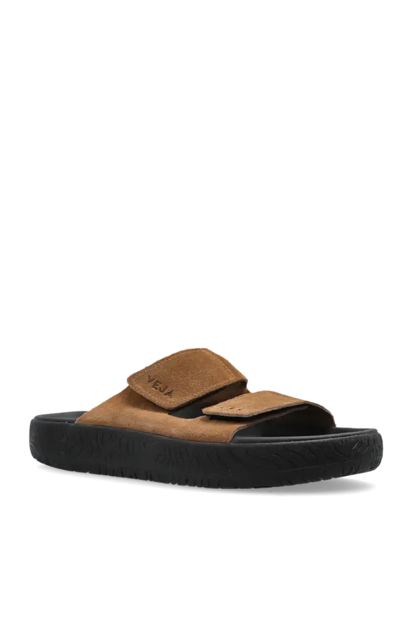 VEJA Suede Slides - Brown