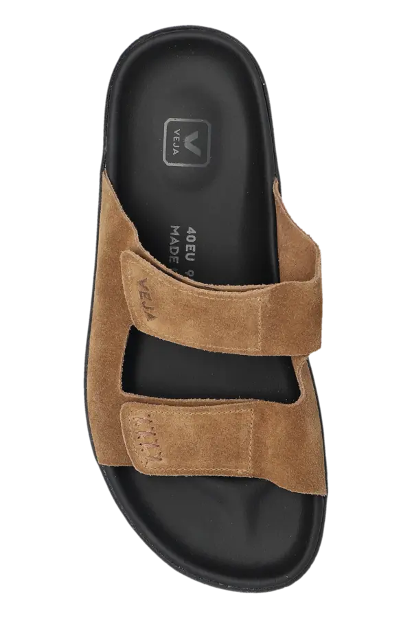 VEJA Suede Slides - Brown
