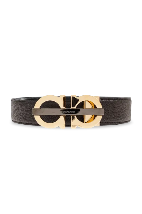 FERRAGAMO Double-sided Belt - Black