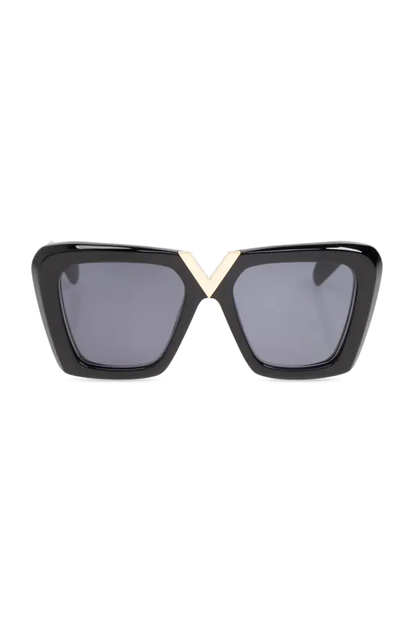 Valentino Garavani Square Frame Sunglasses - Black