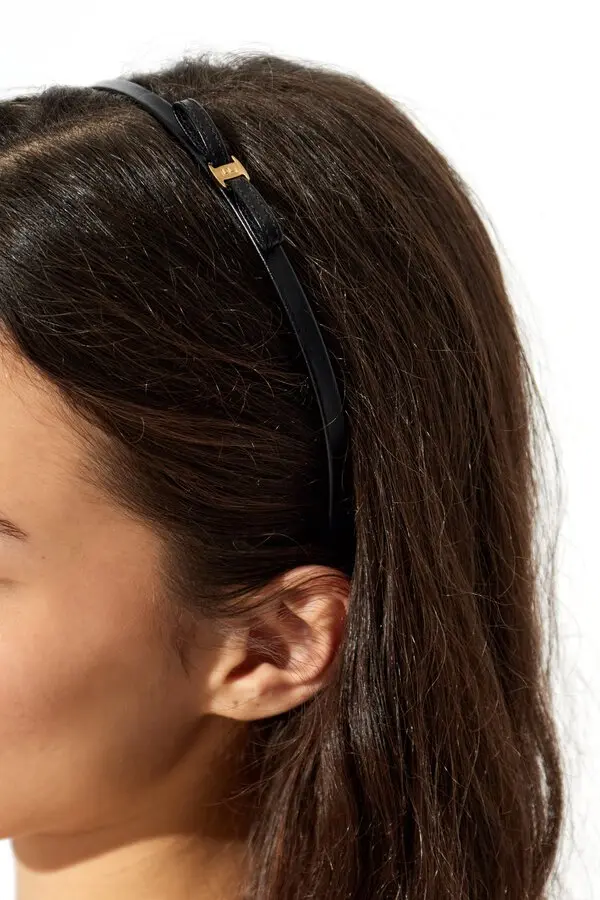 FERRAGAMO Headband With Bow Detail - Black