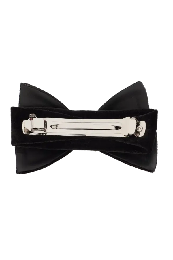 FERRAGAMO Crystal Embellished Velvet Hair Bow