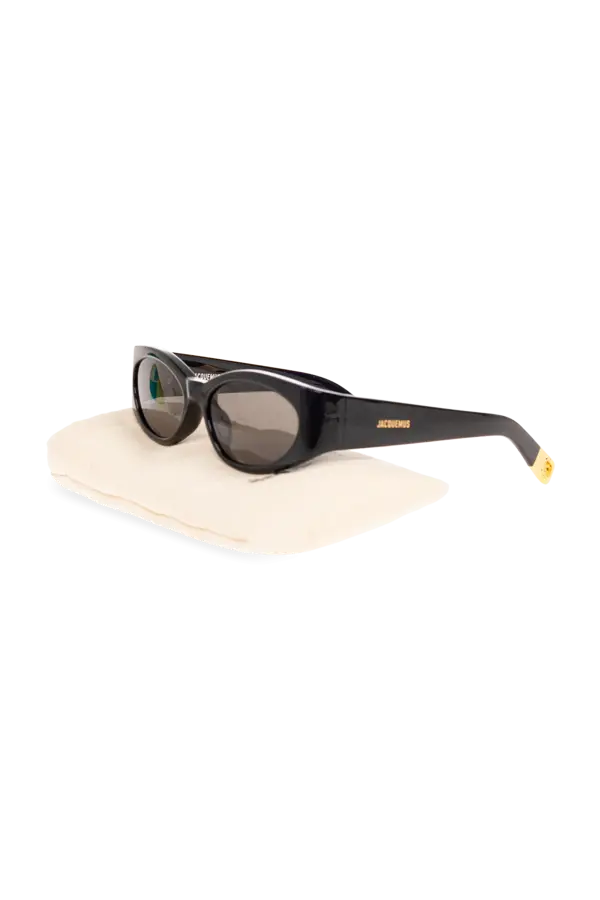 Jacquemus Oval Sunglasses - Black