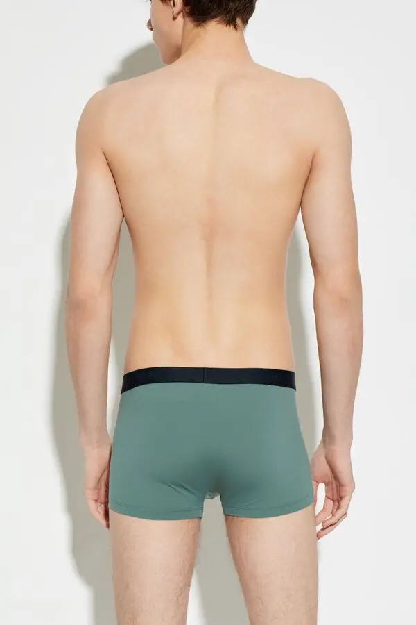 Hanro Boxers From The ‘micro Touch’ Collection - Green