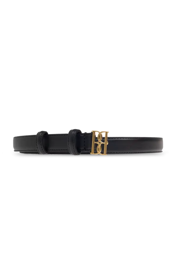 BY MALENE BIRGER Marlos Leather Belt - Black