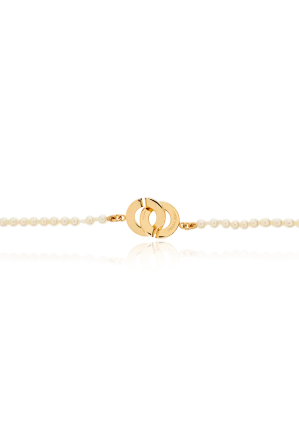 FERRAGAMO Necklace With Imitation Pearls And Accents