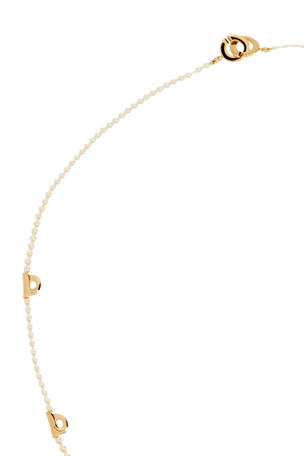 FERRAGAMO Necklace With Imitation Pearls And Accents
