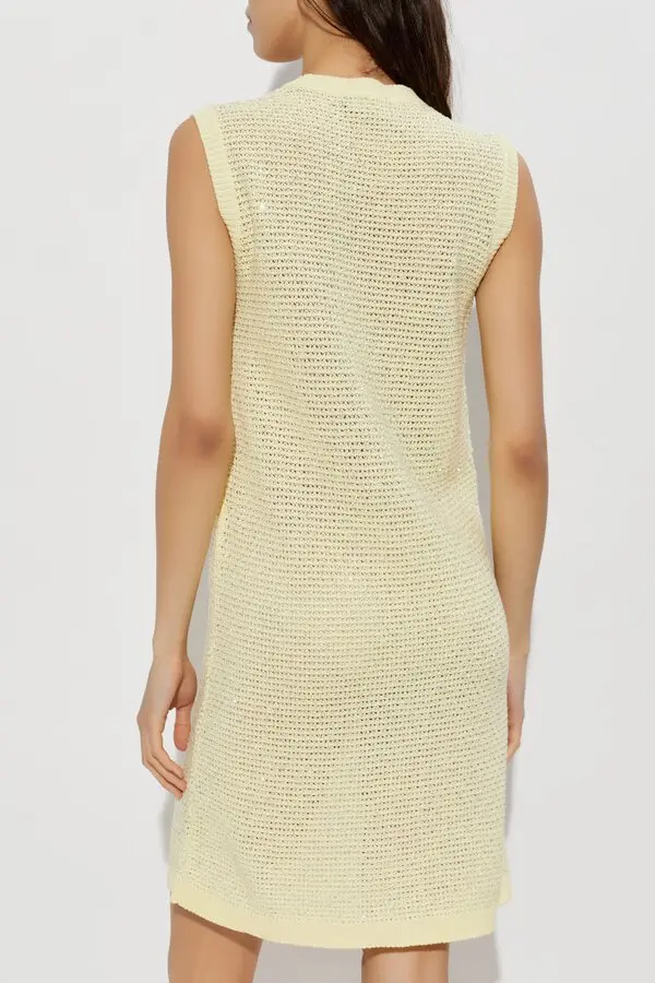 Fabiana Filippi Knit Sequin Mini Dress