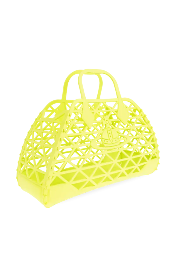 VIVIENNE WESTWOOD X-ray’ Shopper Bag - Neon