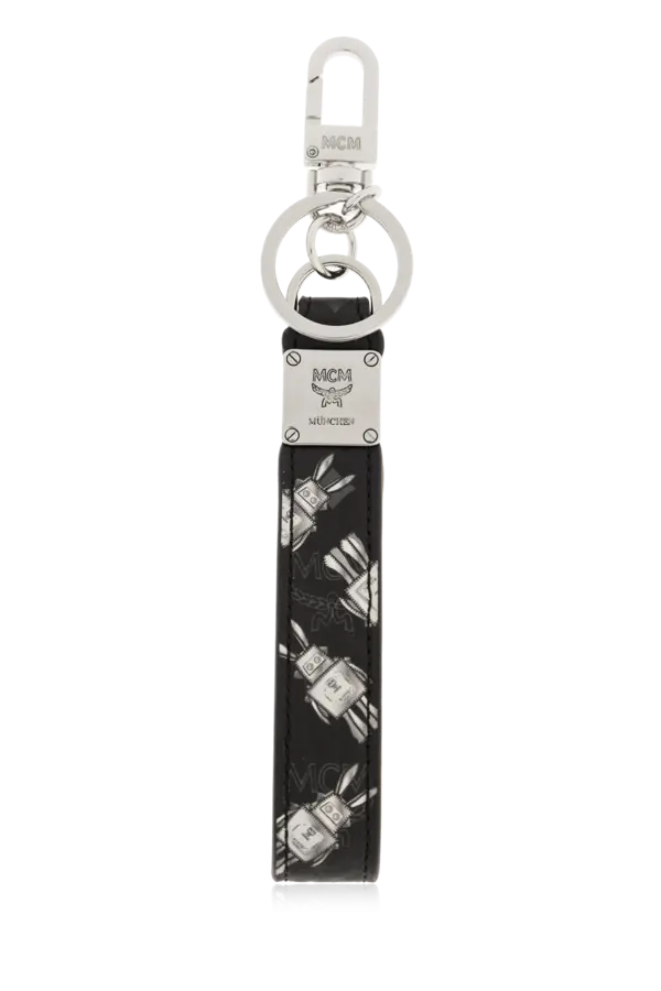 Mcm Keychain - Grey
