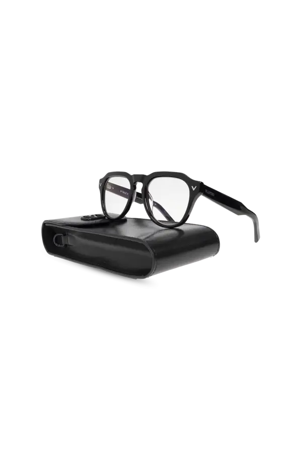 Valentino Garavani Full Rim Eyeglasses - Black