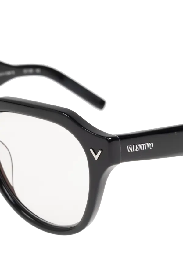Valentino Garavani Full Rim Eyeglasses - Black